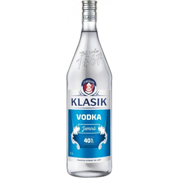 St. Nicolaus Klasik Vodka 40% 1,0L od 288 Kč - krátká recenze - AlkoTip.cz
